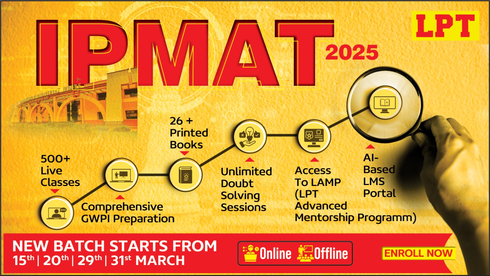 LPT: Best CAT, IPMAT, and CUET Institute in India