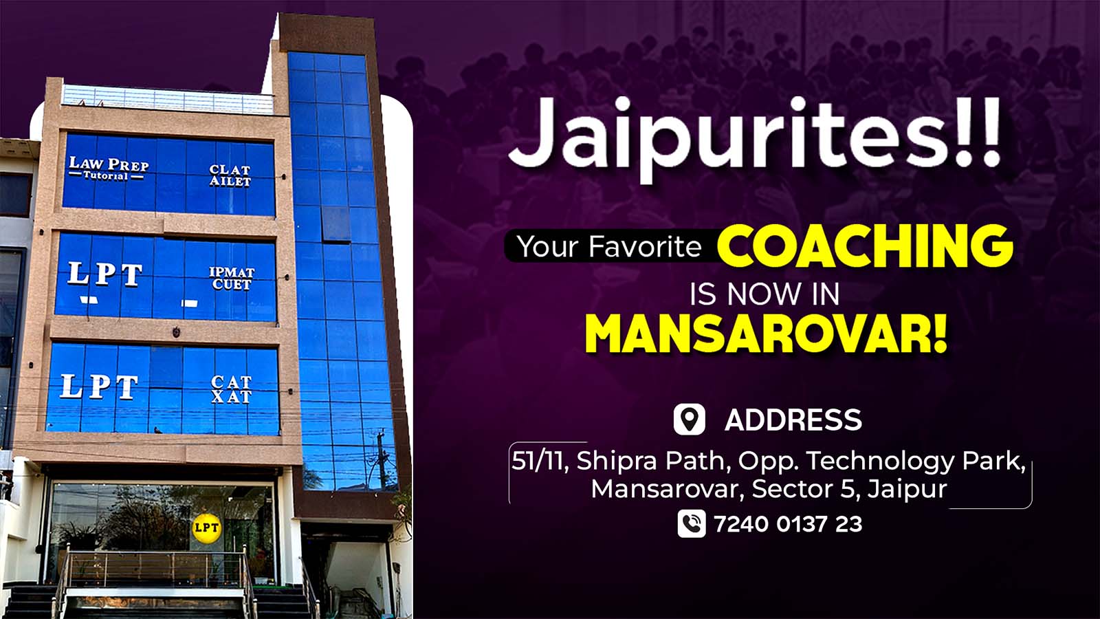 LPT: Best CAT, IPMAT, and CUET Institute in India